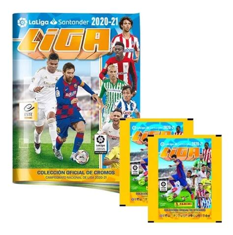 Álbum De Estampas Liga Española 2021 Más 100 Sobres Panini Meses sin