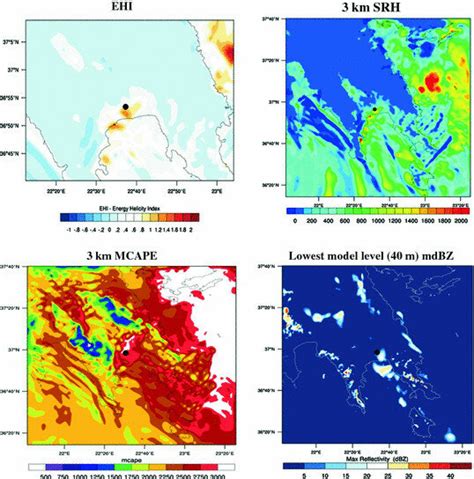 Spatial Distribution Of The Four Diagnostic Variables From The S3