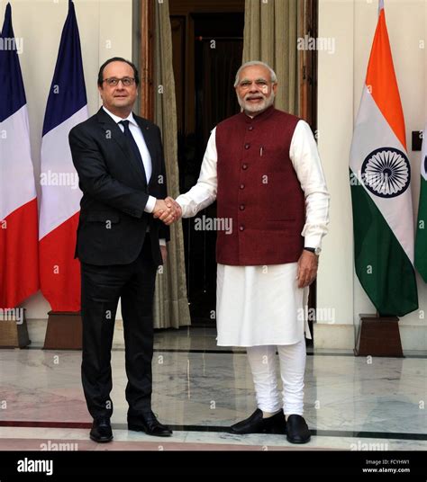 India 25th January 2016 Indian Prime Minister Narendra Modi Greets