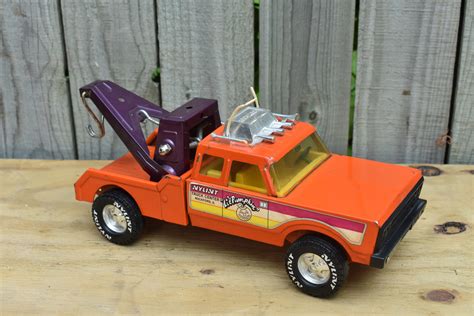 Vintage Nylint Tow Truck Lil Pumpkin Orange Andpurple Tow Etsy