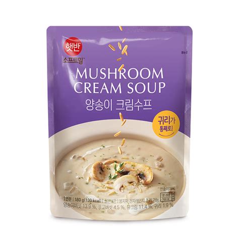 Cj 소프트밀 양송이 크림수프 180g 배민 장보기∙쇼핑