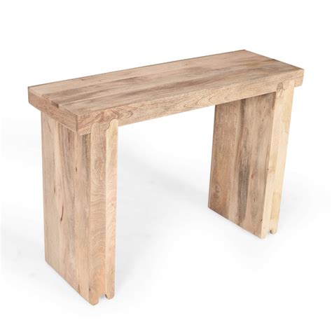 45 Thickened Farmhouse Mango Wood Console Table On Sale Overstock