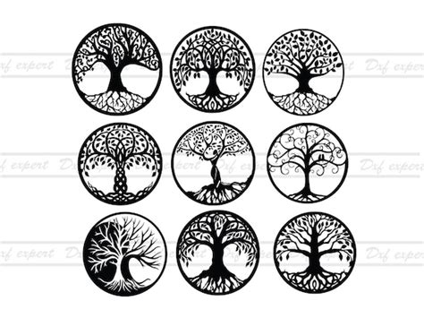 Boom Svg Levensboom Svg Stamboom Svg Grillige Boom Svg Etsy Nederland