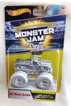 El Toro Loco Hw Monster Jam 25 25th Silver Collection 2017 Now And