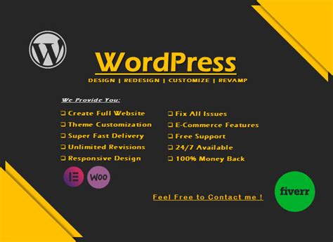 Revamp Redesign Customize And Fix Css Issues Wordpress Website By