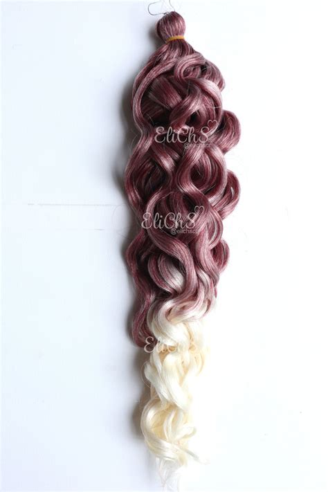 Cabello Para Trenzas O Crochet Jess Color Pink