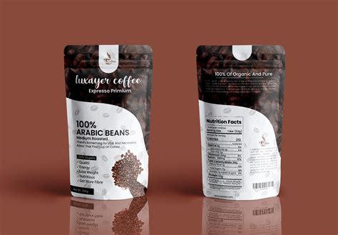 Coffee Pouch Packaging Design Behance