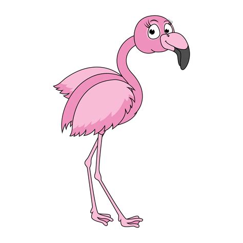Cute Flamingo Bird Cartoon Graphic 9641095 Vector Art At Vecteezy