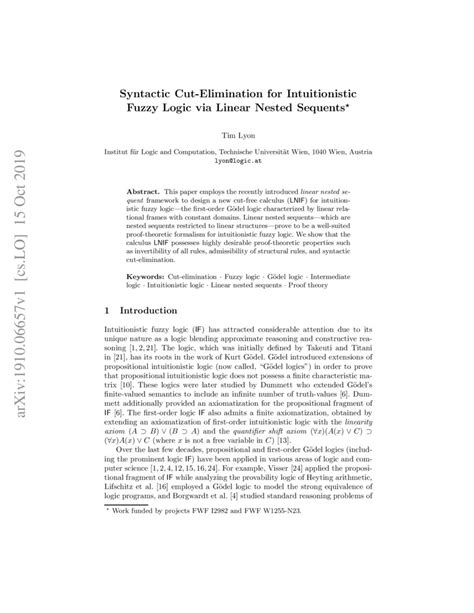 Syntactic Cut Elimination For Intuitionistic Fuzzy Logic Via Linear