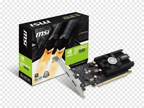 그래픽 카드 및 비디오 어댑터 Nvidia Geforce Gt 1030 Msi Gddr5 Sdram Computer 컴퓨터 전자 장치 Png Pngegg