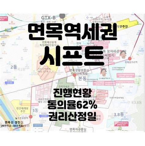 면목역세권 도시정비형재개발 면목역세권시프트 매물 시세 권리산정일 투자 유의할 점 Ft동의율 62 네이버 블로그