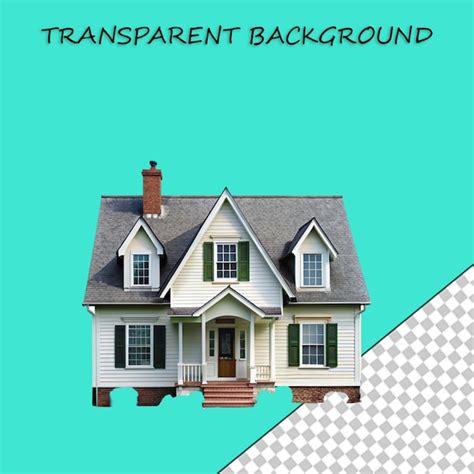 Premium Psd House On Earth And Lawn Grass In Real Estate Sale Or