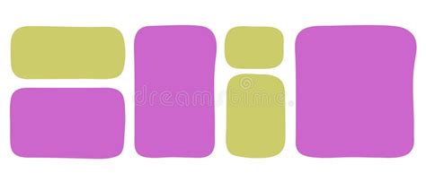 Set Of Hand Drawn Paper Quote Frames Blank Speech Bubbles Stock Vector