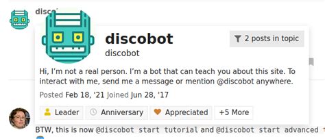 Community First Steps Explore Discourse With Discobot Community