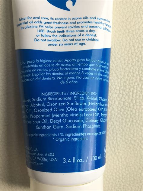 Mua Ozolabs Ozone Oil Toothpaste With The Benefits Of Certified
