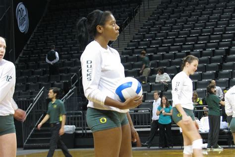 Oregon Ducks Volleyball Ducks Overcome Errors Eagles Addicted To Quack