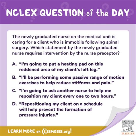 Nclex Rn® Question Of The Day Spinal Surgery Osmosis Blog