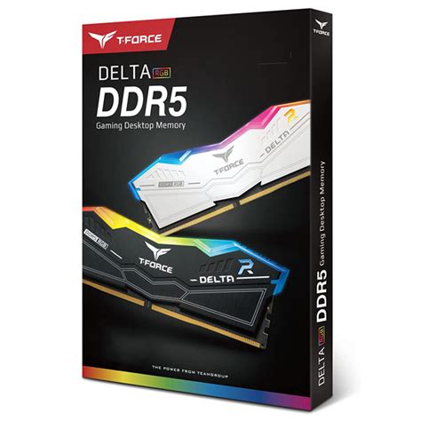 قیمت و خرید رم کامپیوتر Ddr5 دو کاناله 6400 مگاهرتز Cl40 تیم گروپ مدل Delta Rgb ظرفیت 32 گیگابایت