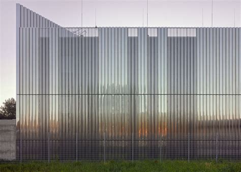 Metal Clad Data Storage Centre By Ffbk Architects