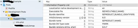 Ios Retrieve Pod Version From Podspec Or Infoplist In To Code