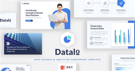 Datalo Data Science Powerpoint Template Incl Analytics And Computer
