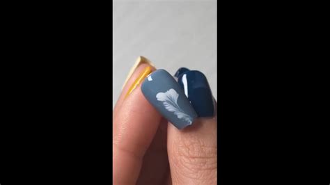 Дизайн с помощью нити Просто и быстро Лучшие идеи у нас Домашний маникюр Осень Дизайн ногтей