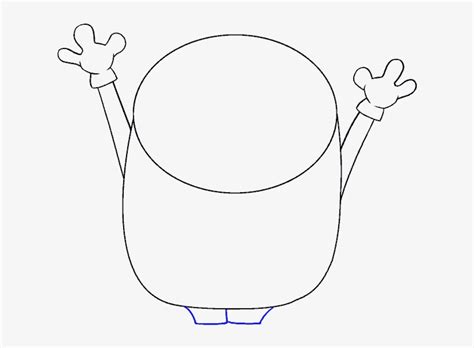 How To Draw Bob The Minion Easy Step Drawing Guides Drawing Minion PNG Image Transparent PNG