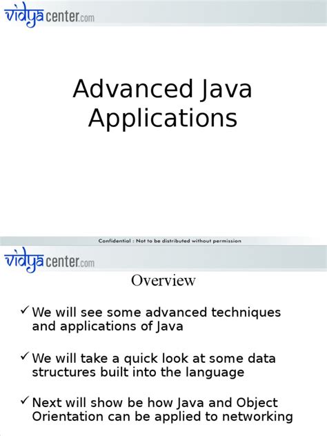 Advance Java Pps Pdf Class Computer Programming Method