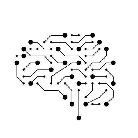 Brain Circuit Board Artificial Intelligence Technology Icon 7398719