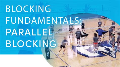 Blocking Fundamentals Parallel Blocking The Art Of Coaching Volleyball