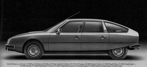 The Citroën Cx The Avant Garde That Came Out Of The Computer Printer