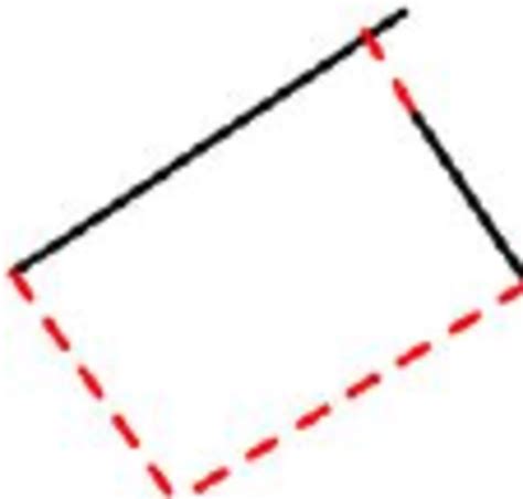 The Pair Of Orthogonal Line Segments And The Defined Rectangle