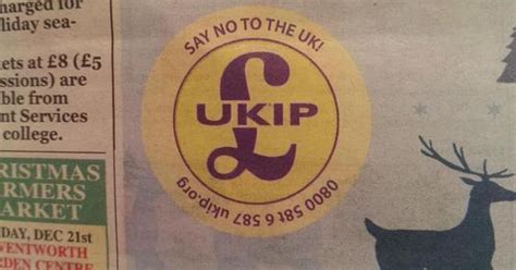 Ukip Mistakenly Tells People To Say No To The Uk In Rotherham