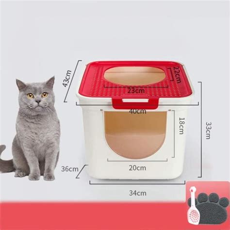 Litière Box Litiere Chat Autonettoyante Litiere pour Chats