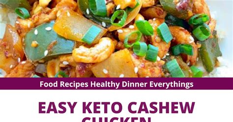 Easy Keto Cashew Chicken