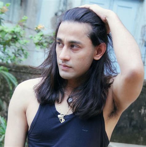 Rajkumar Patra Very Long Hair Style Pic From Spring Photoshoot 2015