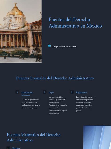 Fuentes Del Derecho Administrativo En Mexico Pdf Ley Administrativa