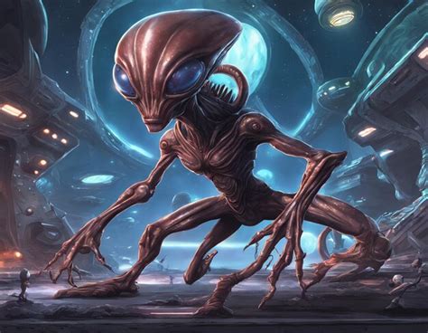Premium Ai Image Alien Unknown Creature Ufo Extraterrestrial