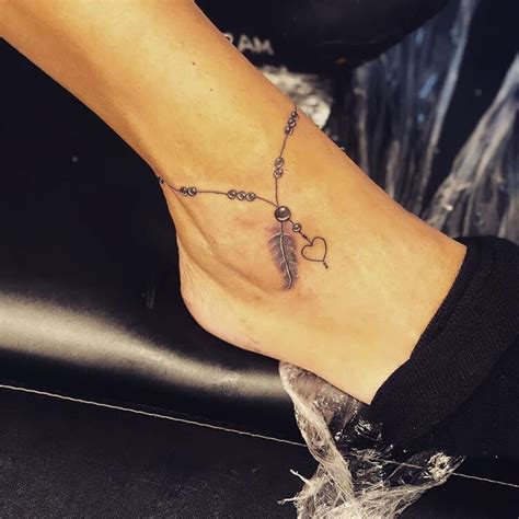 20 Beautiful Ankle Bracelet Tattoo Ideas For Women Moms Got The