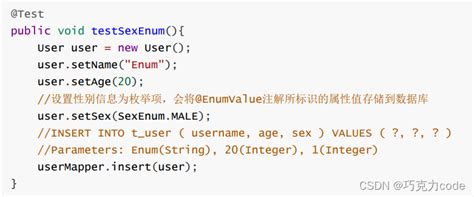 Mybatis Plus通用枚举mybatis Plus 枚举 Csdn博客