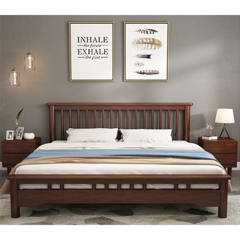 Hirosuke Wooden Bed Uncle Perabot Concept Online Store