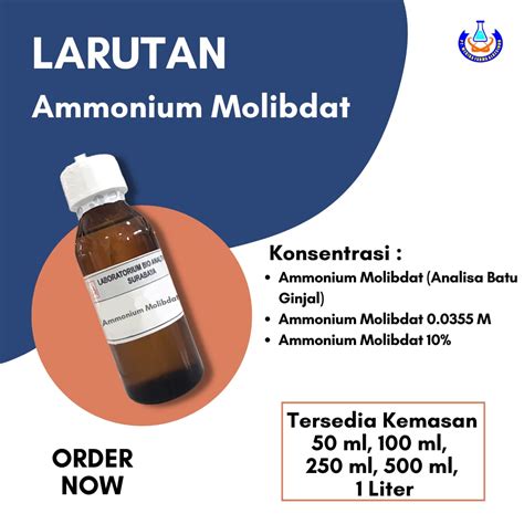 Ammonium molybdat 10% (1 Liter) - MEDIKALOGY