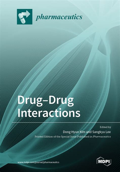 Drug—drug Interactions Mdpi Books