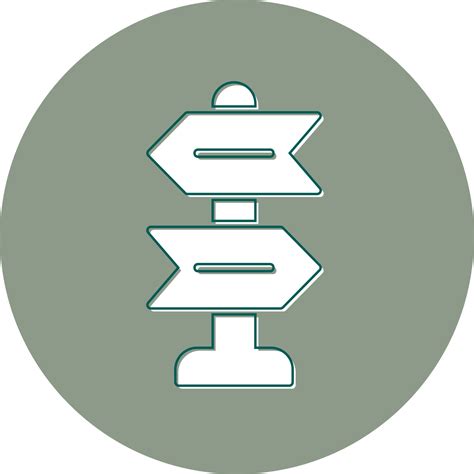 Sign Post Vector Icon 21062937 Vector Art At Vecteezy