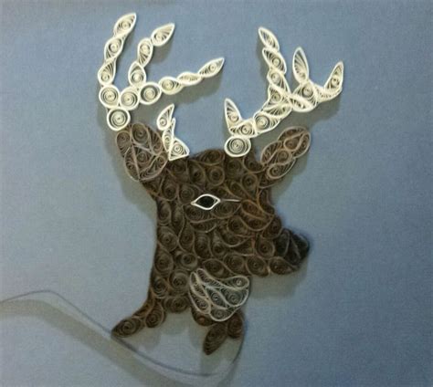 Deer Paper Quilling Design