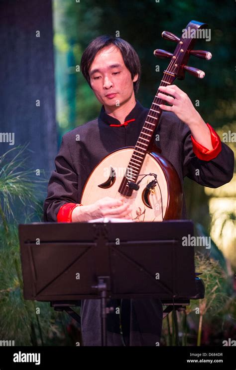 Chinese Musician Perform During The Chinese New Year Celebrations At