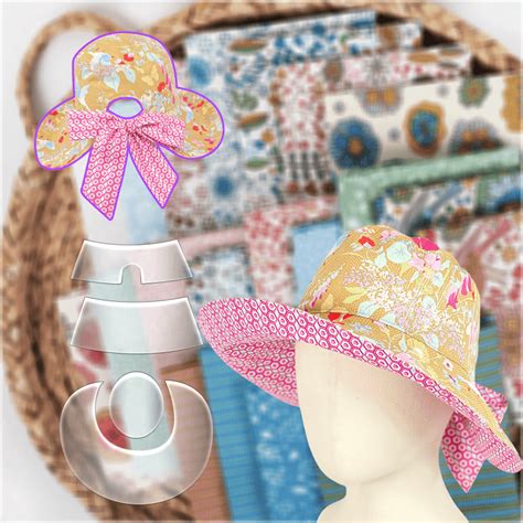 Bow Sunhat Template Cutting Ruler Set
