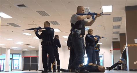 Police Fire Departments Hold Active Shooter Training At