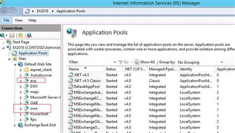 How To Recreate Reset IIS Virtual Directories ECP OWA On Exchange
