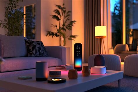 Smart Home Environment With Connected Devices Premium Ai Generated Image